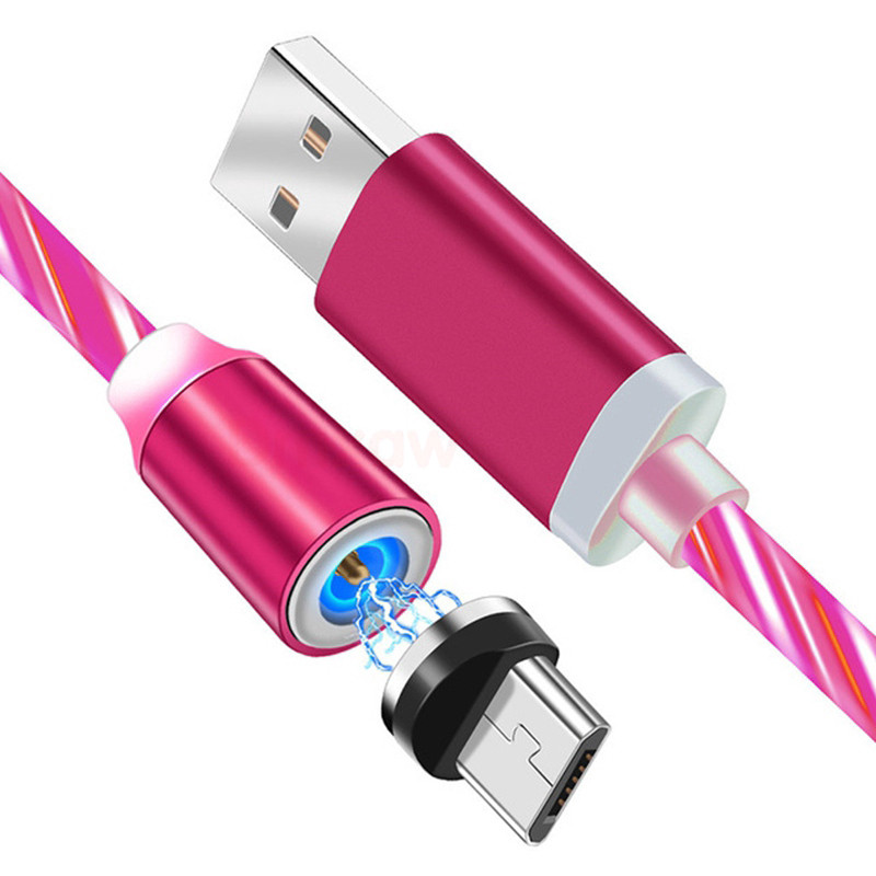 Glow LED 3 In 1 Lightning Fast Charging Magnetic Cable | onide.lk