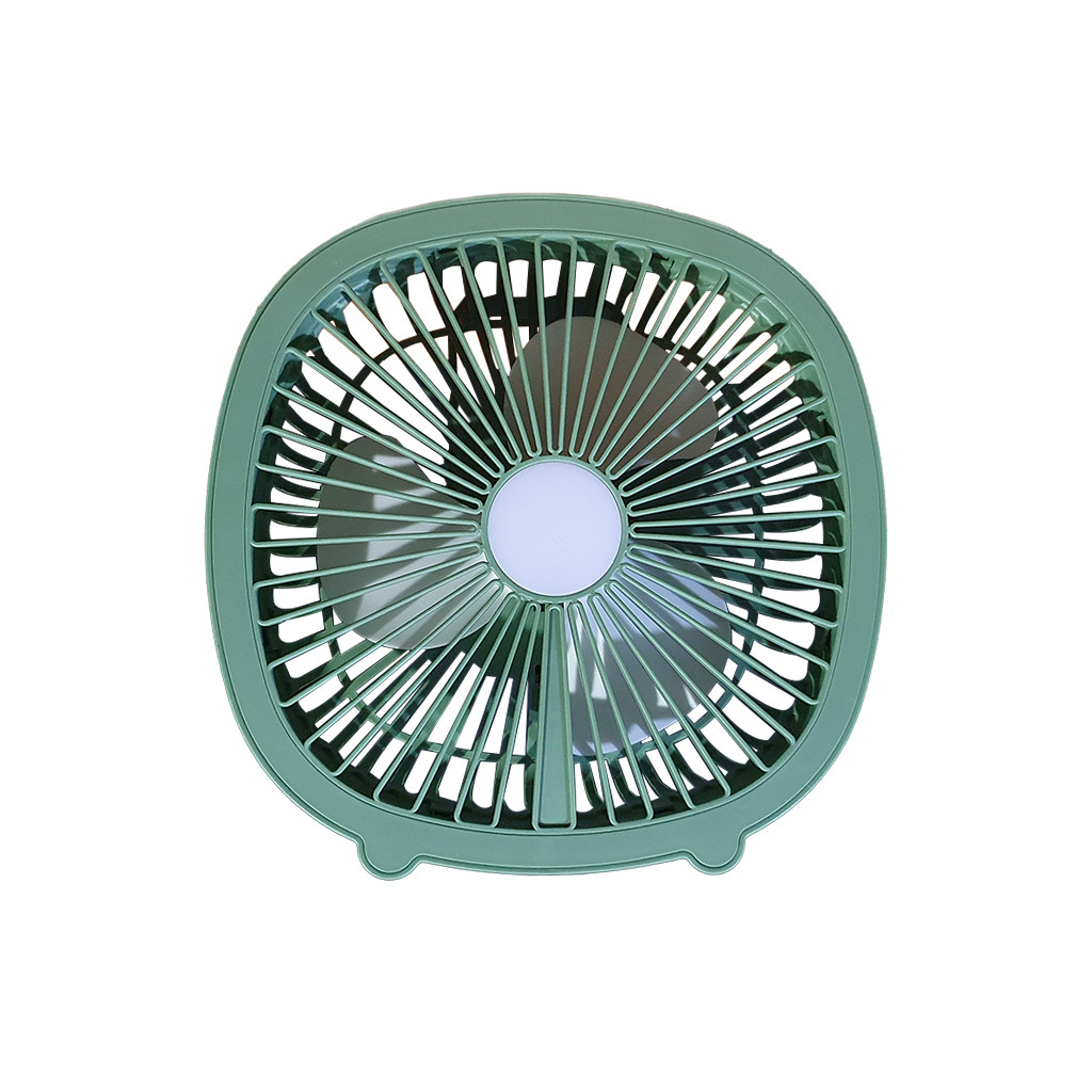 Rechargeable Table Fan with LED Light JR 2018 | Auramart.lk