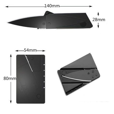 Credit Card Folding Wallet Safety Knife | onide.lk