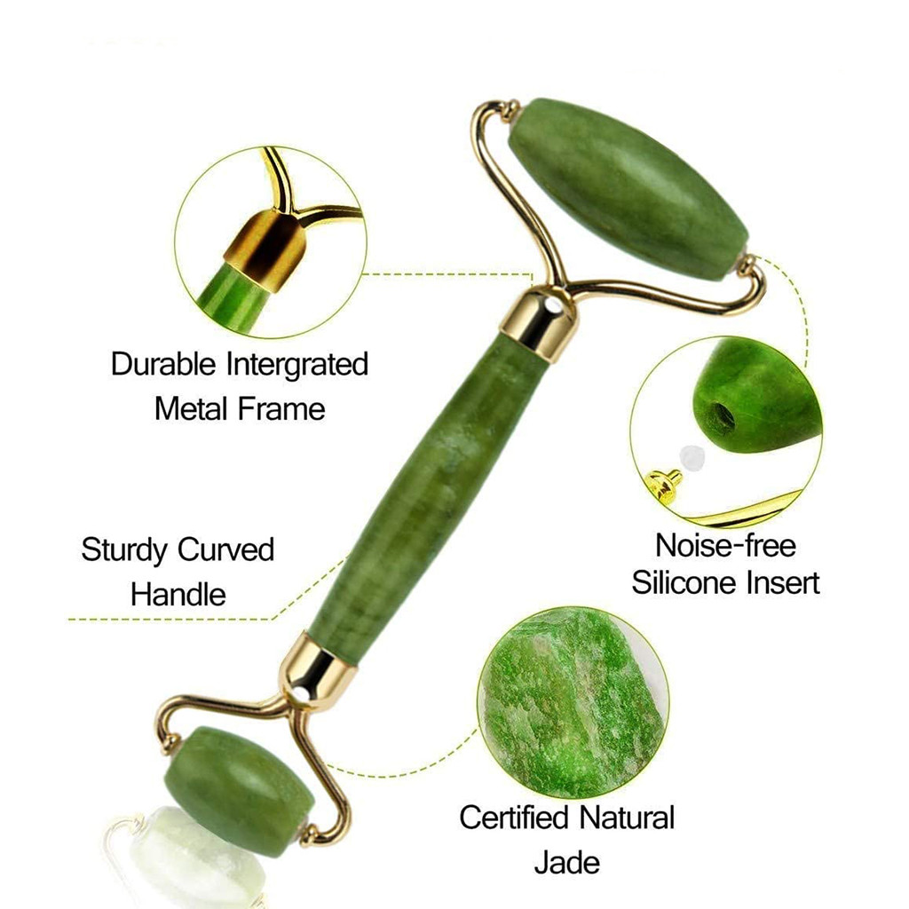 Flfwlass Contow Facial Roller And Massager Green Onidelk