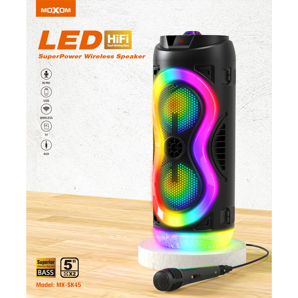 MOXOM MX-SK45 Wireless Bluetooth Speaker | onide.lk