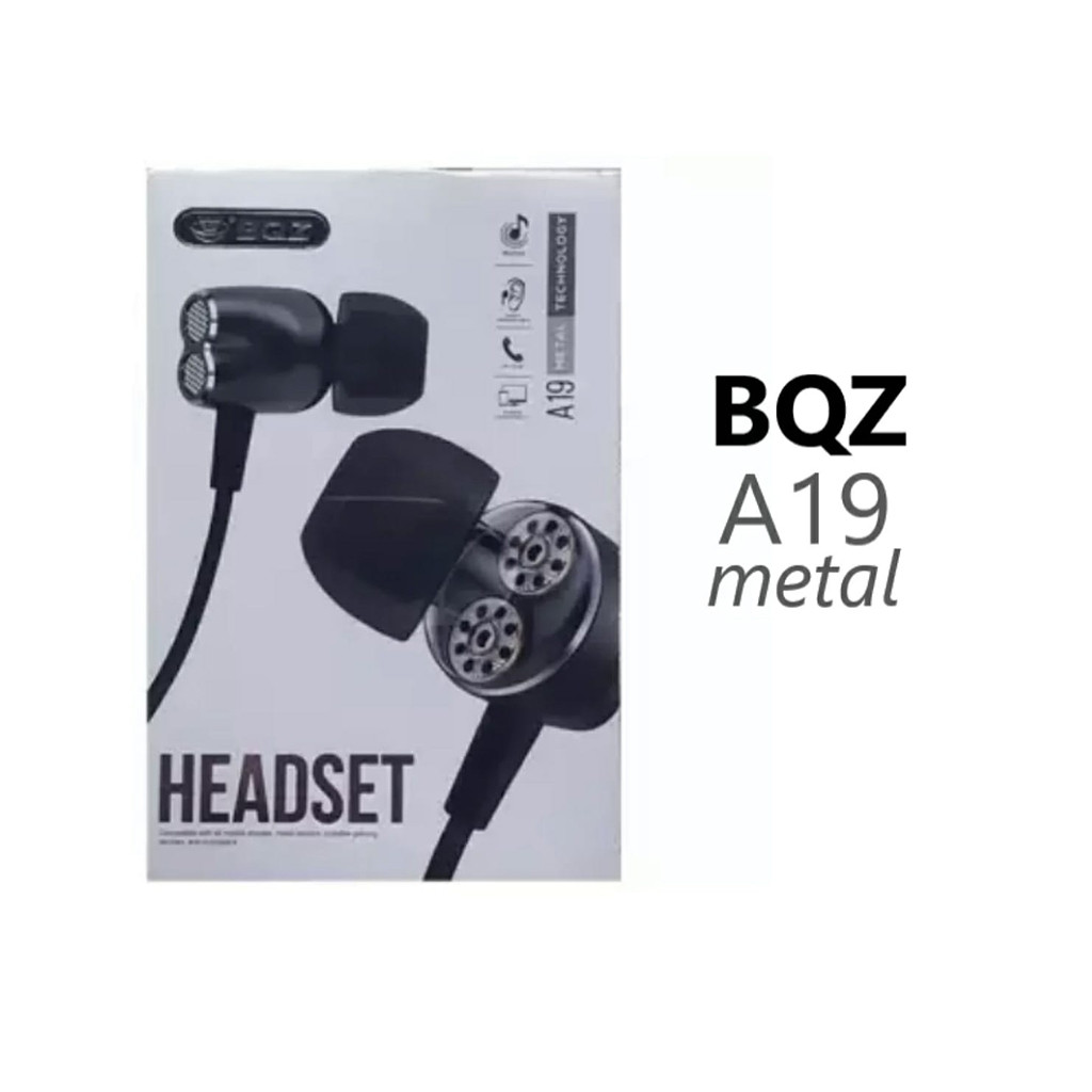 BQZ A19 Metal Wired Headset | Auramart.lk