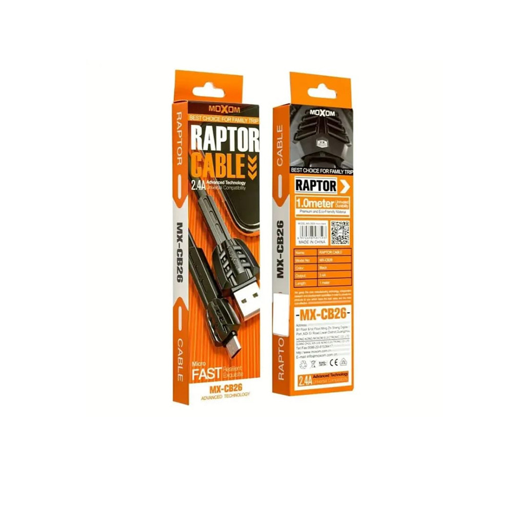 Moxom Raptor MX-CB26 2.4A Fast Charging | Auramart.lk
