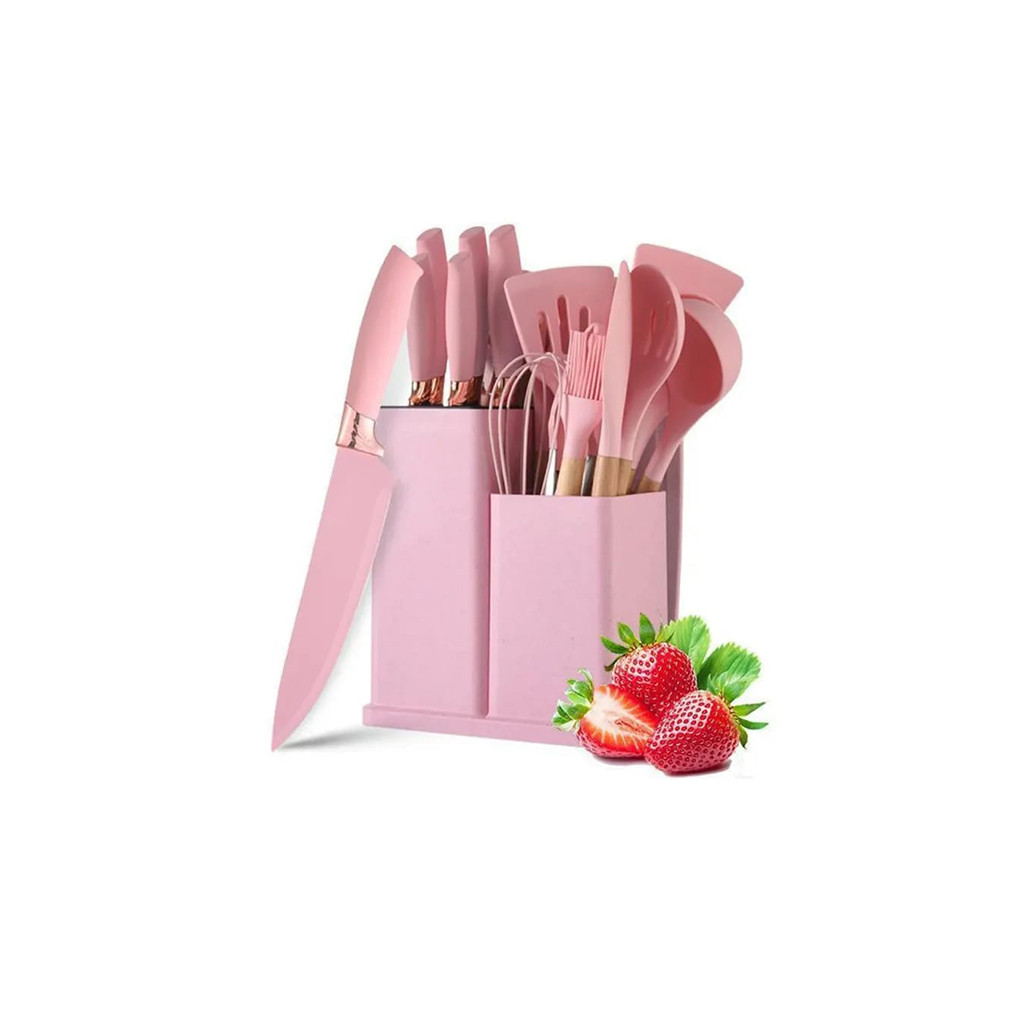 19 pcs Kitchen Cooking Utensils Set | Auramart.lk