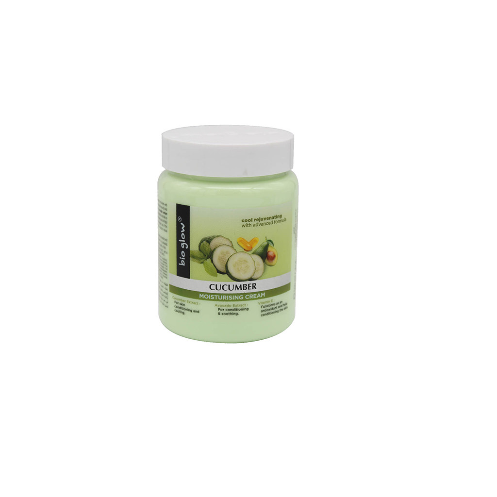 Bio Glow Cucumber Moisturizing Cream-500ml | Auramart.lk