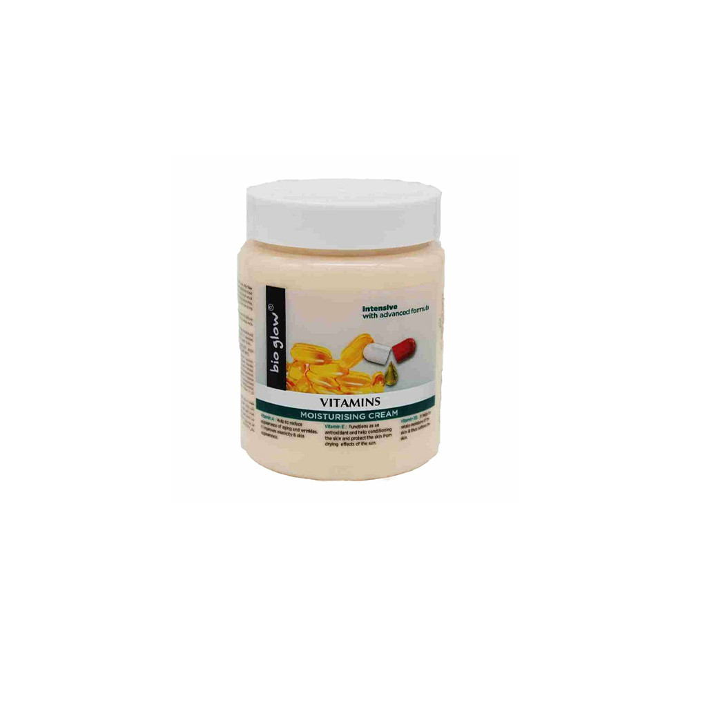 Bio Glow Vitamins Moisturizing Cream 500ml | Auramart.lk
